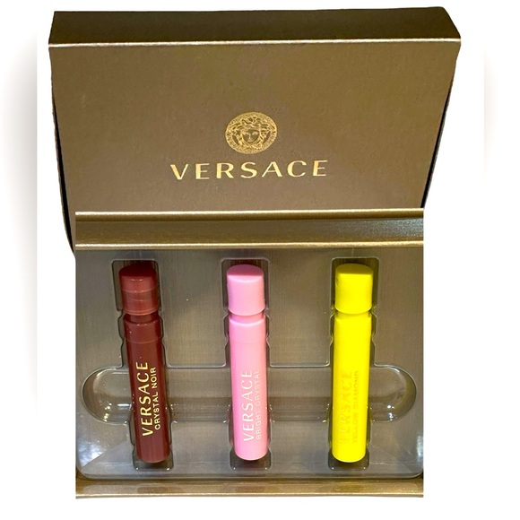Versace | Bath & Body | Versace Womens Perfume Set Ml Ea Crystal Noir Bright Crystal Yellow ...